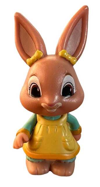 PETER RABBIT COTTON Tail Figure Sister Action Toy Rare 6.5cm Plastic ...