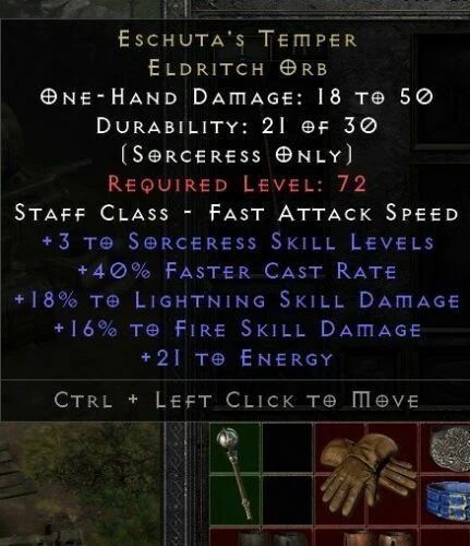 LADDER ESCHUTA RANDOM Diablo II 2 Resurrected EU/US/ASIA Soft/hc D2 ...