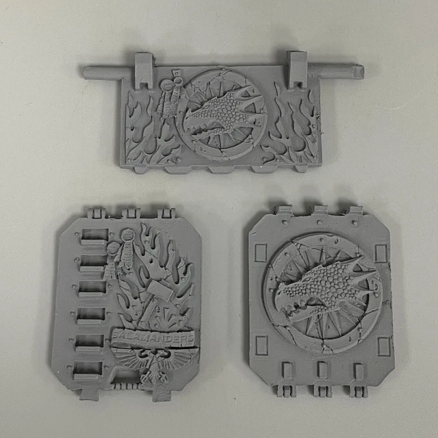 FORGE WORLD SALAMANDER Land Raider Doors Emblems Symbols Warhammer 40K ...
