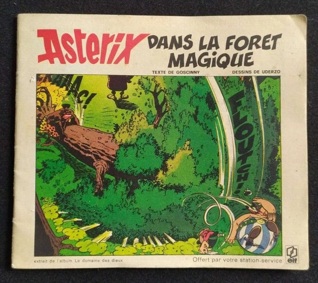 MINI ALBUM PUBLICITAIRE ELF - Asterix dans la foret magique Goscinny ...