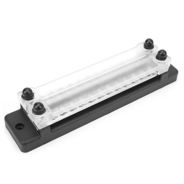 AUTO 24 TERMINAL Bus Bar 150A BusBar Block & Transparente Abdeckung Für ... AUTO 24 TERMINAL Bus Bar 150A BusBar Block & Transparente Abdeckung Für ...