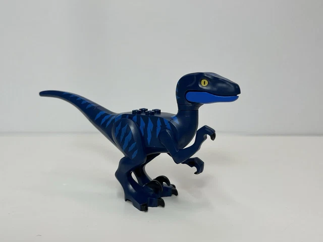 LEGO VELOCIRAPTOR WITH Blue Markings Mini figure Jurassic World ...