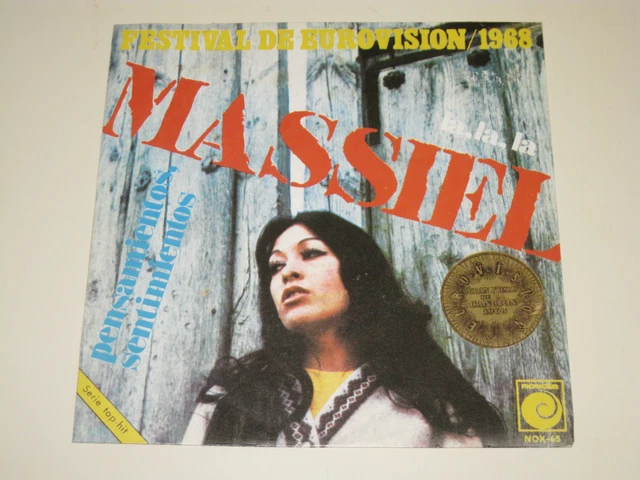 MASSIEL EUROVISION 1968 Espagne La, La, La Original Edition Espagnol 7 ...