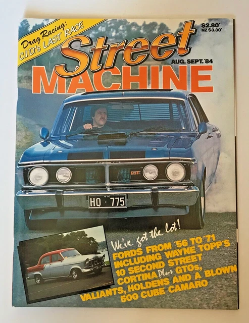 STREET MACHINE AUG-SEPT 1984 Car Magazine Centerfold Inside $45.00 ...