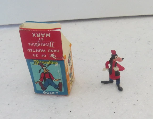 MARX DISNEYKINS RARE GOOFY FIGURE WALT DISNEY 1960s mint boxed £12.16 ...
