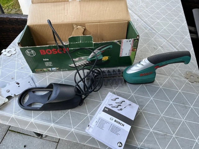 BOSCH ISIO 2IN1 Akku-Rasenkantenschneider und Heckenschere in einem Gerät inkl EUR 19,99 ...