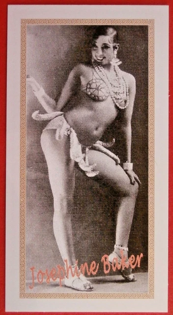 JOSEPHINE BAKER - card #08 - Tribute Collectables £5.99 - PicClick UK