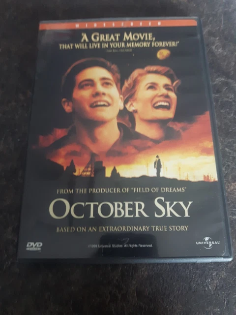 OCTOBER SKY 1999 DVD Movie Widescreen Good Condition $4.99 - PicClick CA