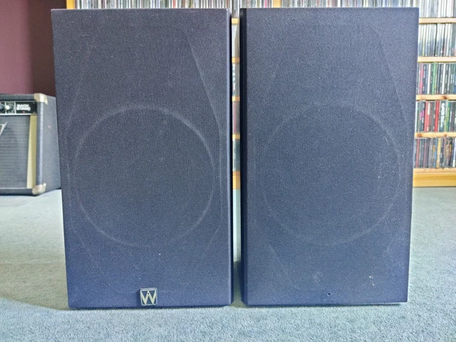 WHARFEDALE CRS 3 Bookshelf Speakers Pair 2.0 100W 8 Ohm Bass Reflex ...