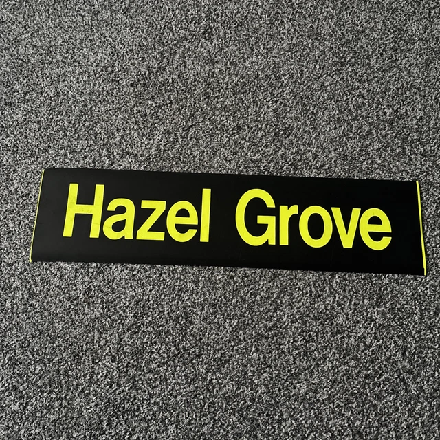 BRITISH RAIL TRAIN destination blind sprinter 150/142 *Hazel Grove* £5. ...
