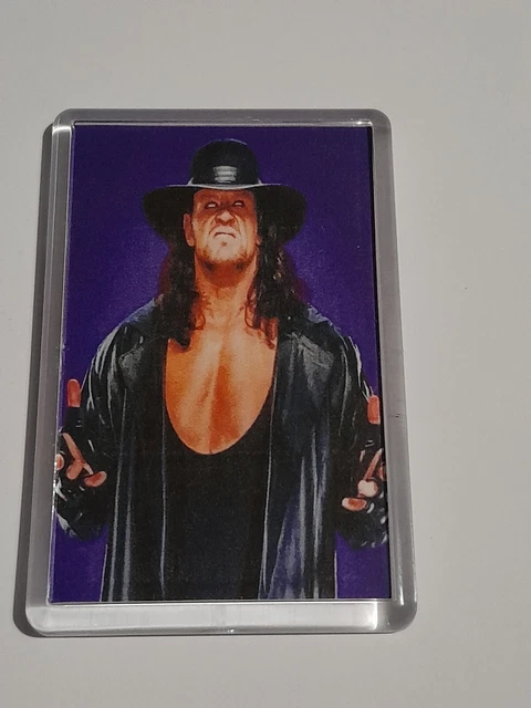 WWE WWF WRESTLEMANIA Wrestling The Undertaker Acrylic Fridge Magnet £5. ...