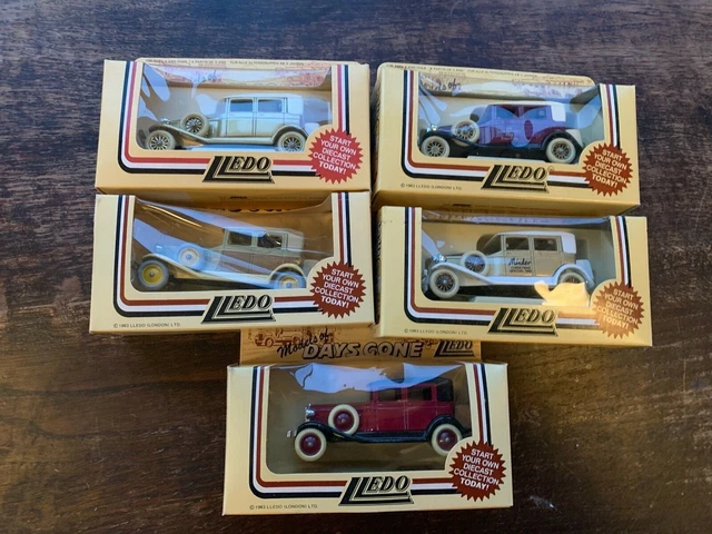 LOTTO LLEDO X5 Diecast Vintage Rolls Royce Auto Minder Oro Queen Days ...