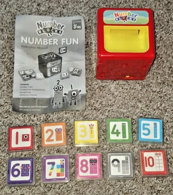 NUMBERBLOCKS CBEEBIES NUMBER Blocks Talking Tiles & Cube £12.95 ...
