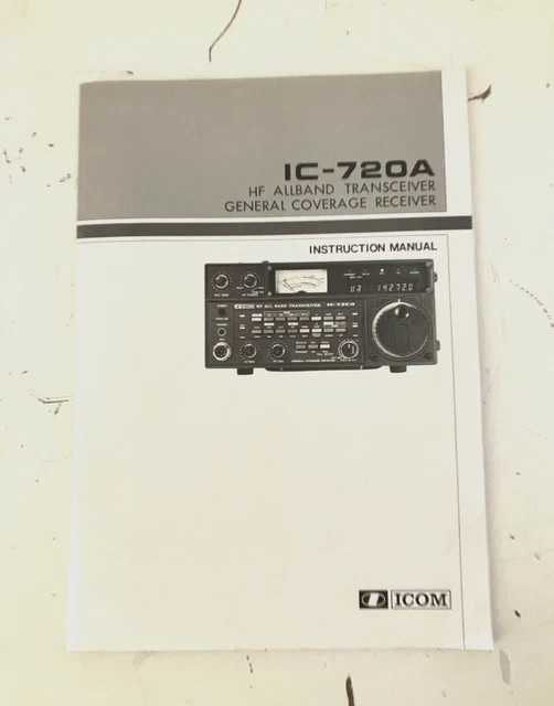 ICOM IC-720 MANUALE Utente Istruzioni Originale Transceiver ...