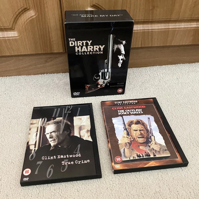 THE DIRTY HARRY Collection DVD Box Set + Clint Eastwood True Crime ...