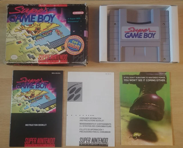 SUPER GAMEBOY (SUPER Nintendo Entertainment System, 1994) testato ...