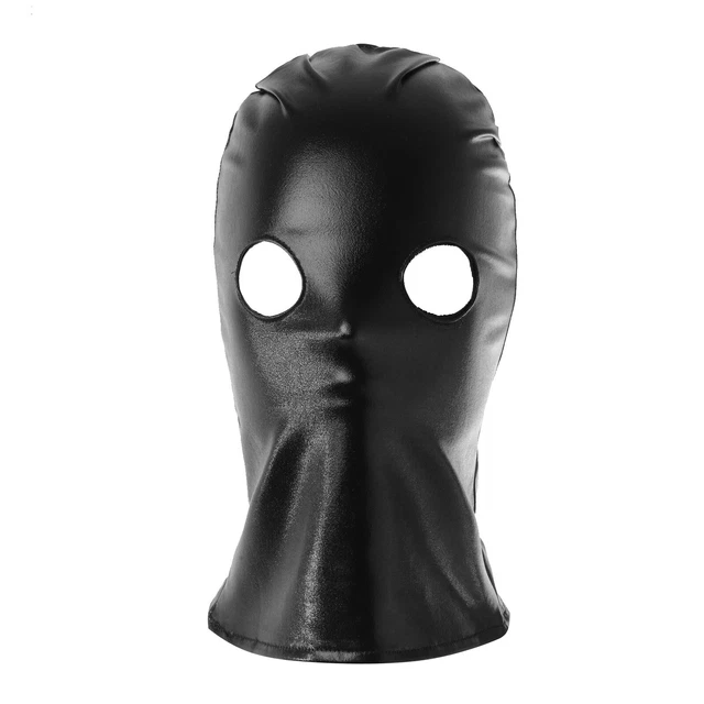ADULT FULL COVERAGE Mask Metallic Balaclava Hoods Shiny Face Mask Sexy ...