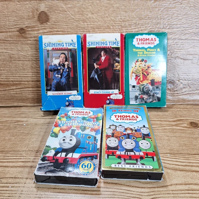 THOMAS THE TANK Engine VHS Lot Of 5 10 Years Thomas Percy The Dragon ...