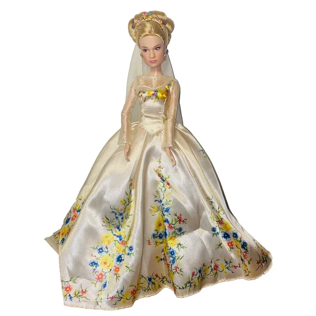 Cinderella Bride Doll Wedding Day Live Action Disney Movie Lily James