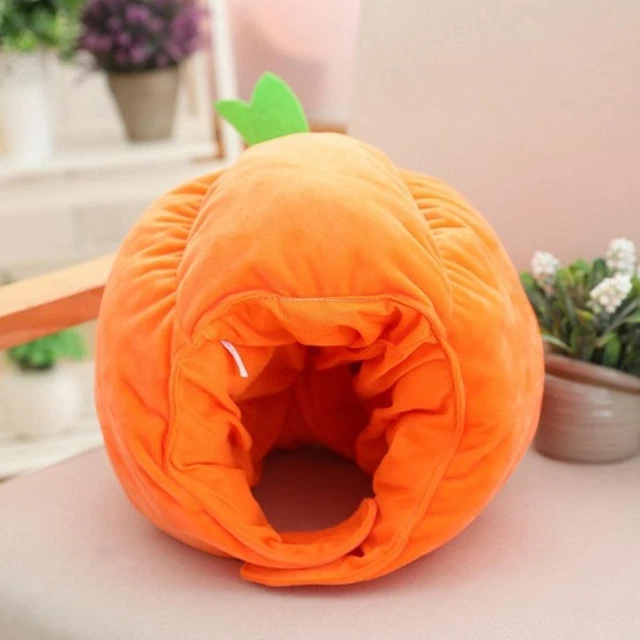 PUMPKIN SHAPED HEADGEAR Hat Dress up Cosplay Halloween Cap Headwear for ...