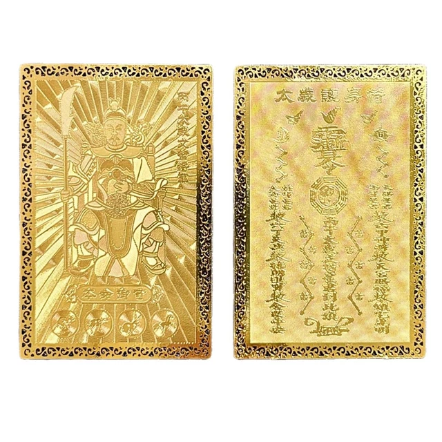 CHINESE TAI SUI Card 2026 Auspicious Golden Charm New Year Tai Sui ...