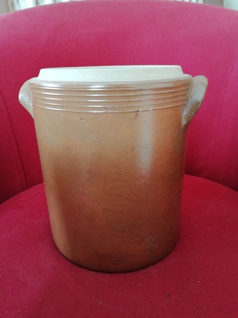 POT ANCIEN EN grès tb état H 21 cm EUR 12,00 - PicClick FR