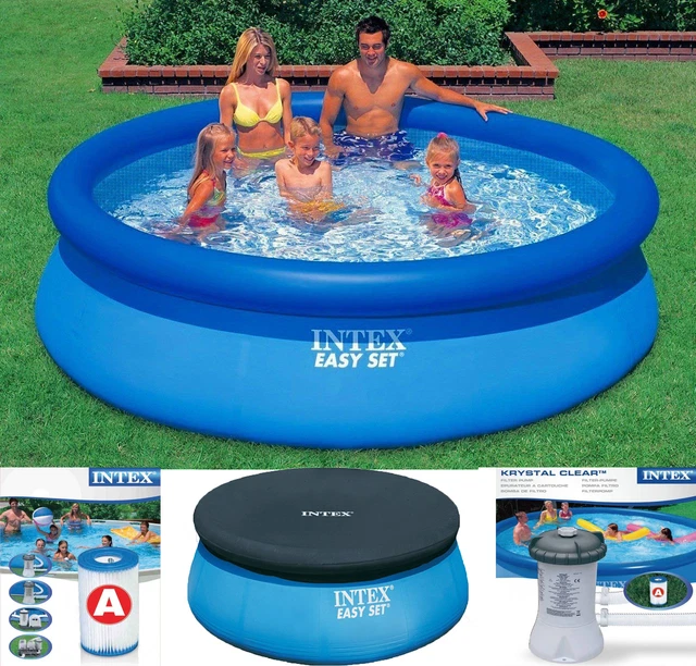 INTEX EASY SET Inflatable Swimming Paddling Pool 6/ 8 / 10 Ft/ Pool ... INTEX EASY SET Inflatable Swimming Paddling Pool 6/ 8 / 10 Ft/ Pool ...