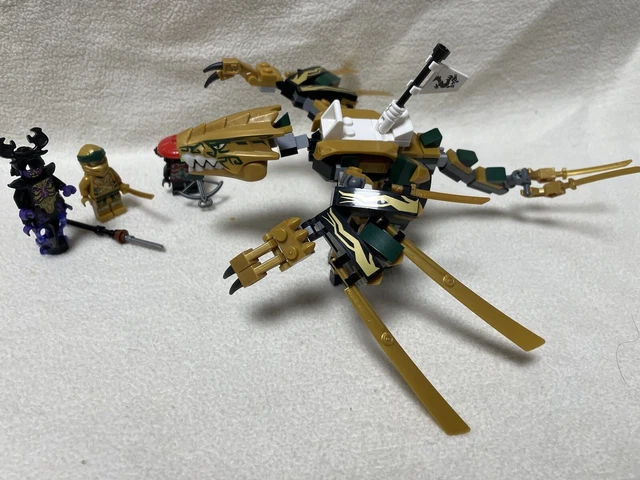 NINJAGO LEGO 70666 Goldener Drache Vollständig, Top Zustand, Mit ...
