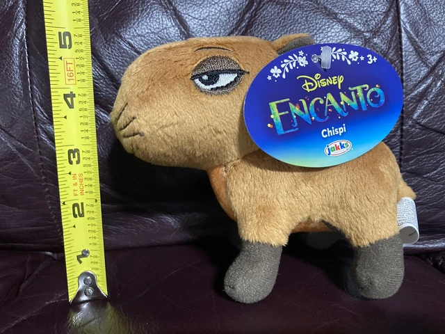 DISNEY ENCANTO CAPYBARA Chiguiro CHISPI 6" Plush Toy Jakks Pacific New ...