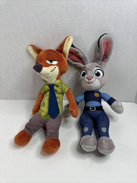 DISNEY ZOOTOPIA JUDY Hopps And Nick Wilde Talking Plush Tomy Plush Dolls 15" £16.64 - PicClick UK