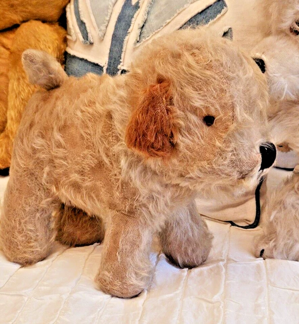 EARLY 1930'S 10& Merrythought Mohair Dog, Casper With Label, Rare Free ...