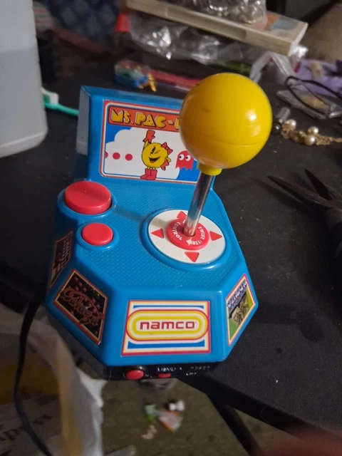 VINTAGE NAMCO MS. Pac-Man Plug-N-Play TV Arcade Game Jack’s Pacific ...