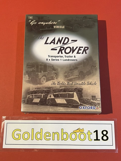 OXFORD DIECAST 76SET16 1:76 Scale Leyland Beaver Land Rover Transporter ...
