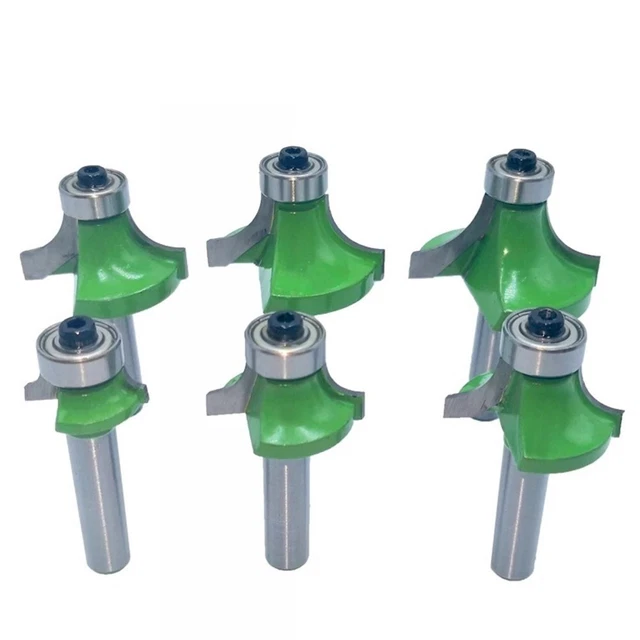 PUNTA ROUTER ROTONDA angolo lavorazione del legno ad alte prestazioni 8 ...