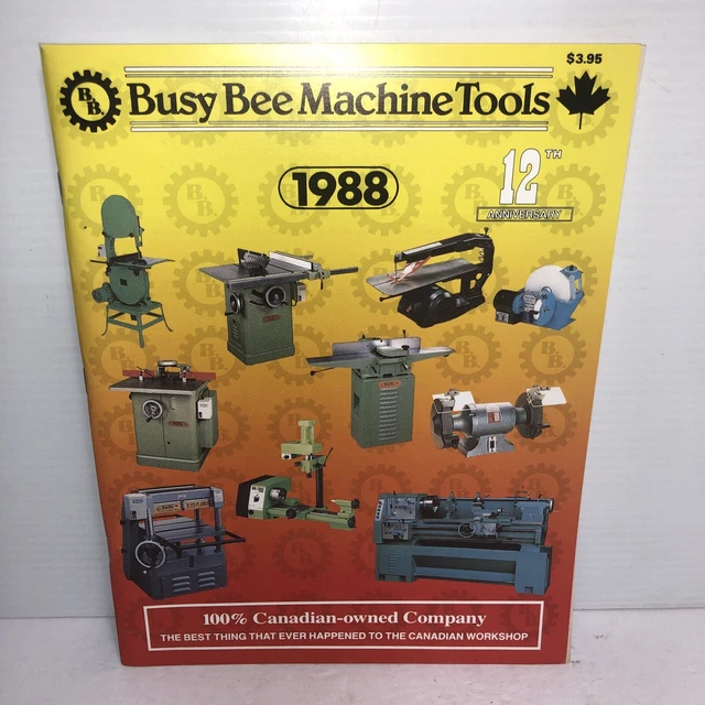 VINTAGE 1988 BUSY Bee Machine Tools Catalog $19.99 - PicClick CA