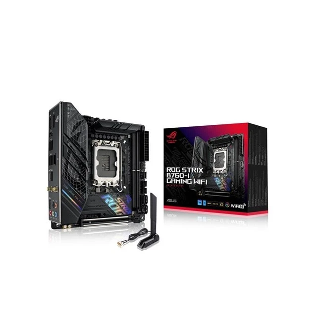 ASUS ROG STRIX B760-I GAMING WIFI Intel B760 LGA 1700 Mini ITX £188.25 ...