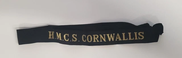 CAP TALLY H.M.C.S. CORNWALLIS Royal Navy $12.00 - PicClick CA