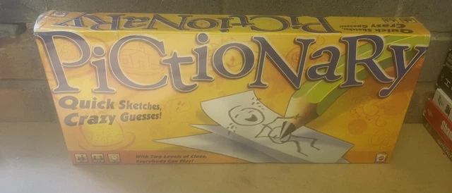 PICTIONARY GAME BRAND New Factory Sealed Mattel 2010 $32.14 - PicClick CA