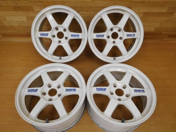 JDM WHEELS RIMS RAYS Volk Racing TE37 17in 17x7.5J +48 PCD114.3 5Hole ...
