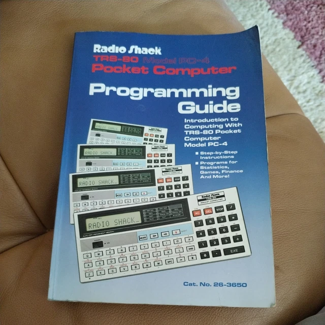 RADIO SHACK TRS-80 model pc-4 programing guide book £5.43 - PicClick UK
