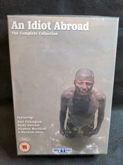 AN IDIOT ABROAD The Complete Collection Series 1-3 Ricky Gervais DVD ...