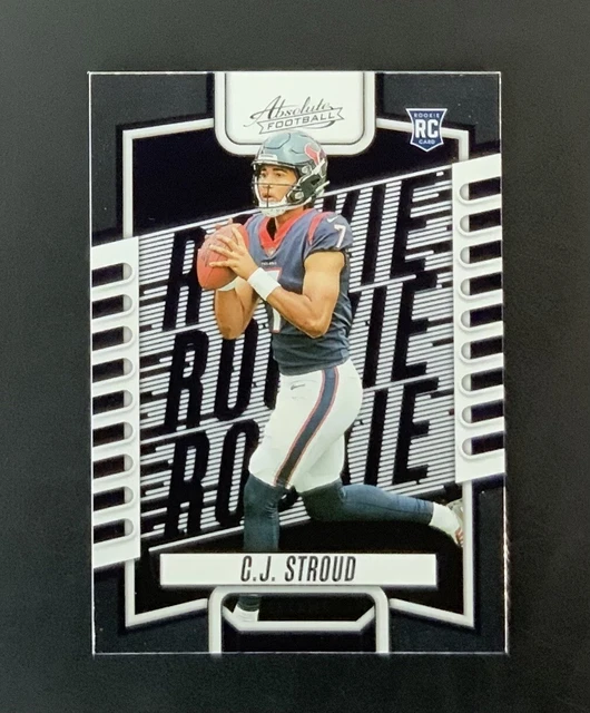 CJ STROUD, ROOKIE Card, 2023 Panini Absolute Football #102, Houston ...