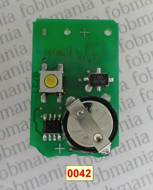 META SYSTEMS 1 Button Remote Key Fob Pcb Board - 0042 £8.95 - PicClick UK