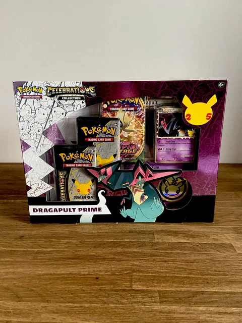 POKEMON TCG: 25TH Anniversary Celebrations Dragapult Prime Collection ...
