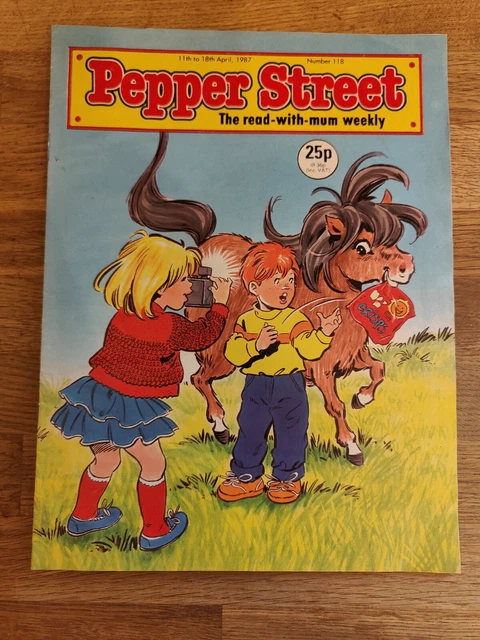 COMIC - PEPPER Street The Read With Mum Weekly UK Comic Issue #118 1987 ...