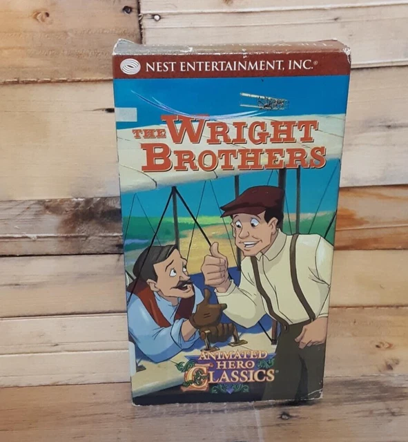 THE WRIGHT BROTHERS VHS VCR Video Tape Used Animated Hero Classics £6. ...