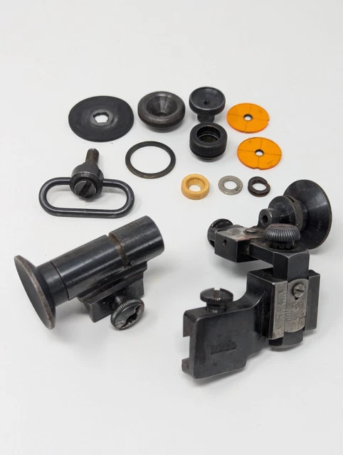 PARKER HALE PH25B PH1 Rifle Aperture Sight Set & PH62 Six Hole Eyepiece ...