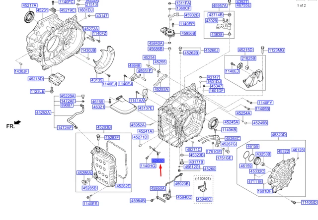 HYUNDAI SANTA FÉ MK3 DM Input Speed Sensor Assy 426203B310 NEW GENUINE ...