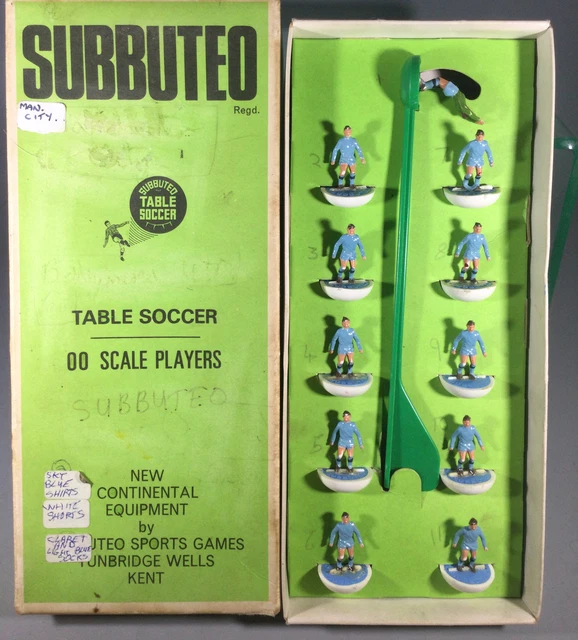 VINTAGE SUBBUTEO MANCHESTER CITY HEAVYWEIGHT HW TEAM ref 5 BOXED £14.99 ...