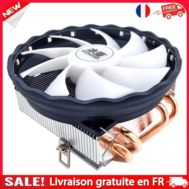 4 HEAT PIPE CPU Cooler PWM 4 Pin PC Radiator Cooling Fan (No Light) EUR ...
